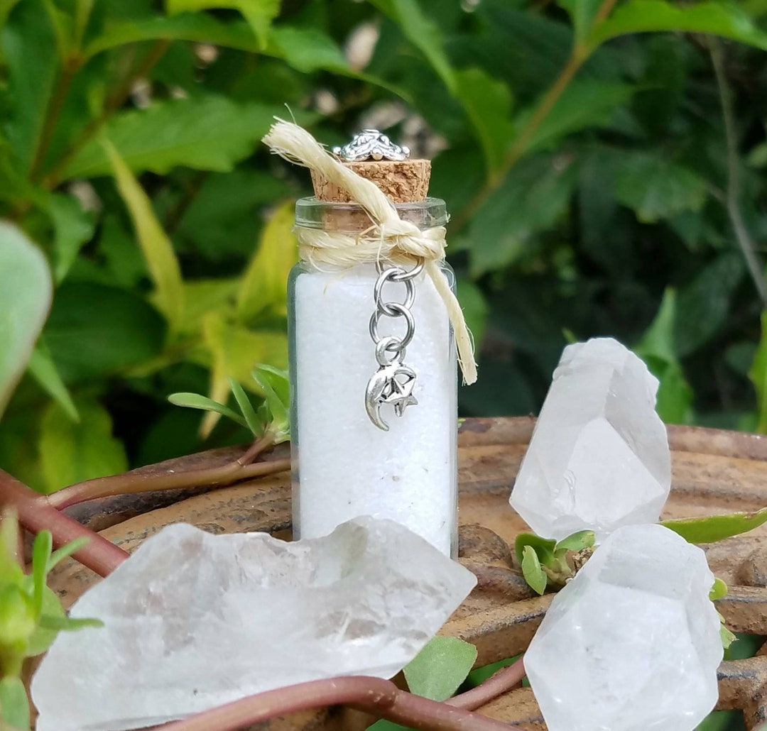 White Cauldron Ritual Sand Bottle ~ 4oz Ritual Gift Set Crystal ...