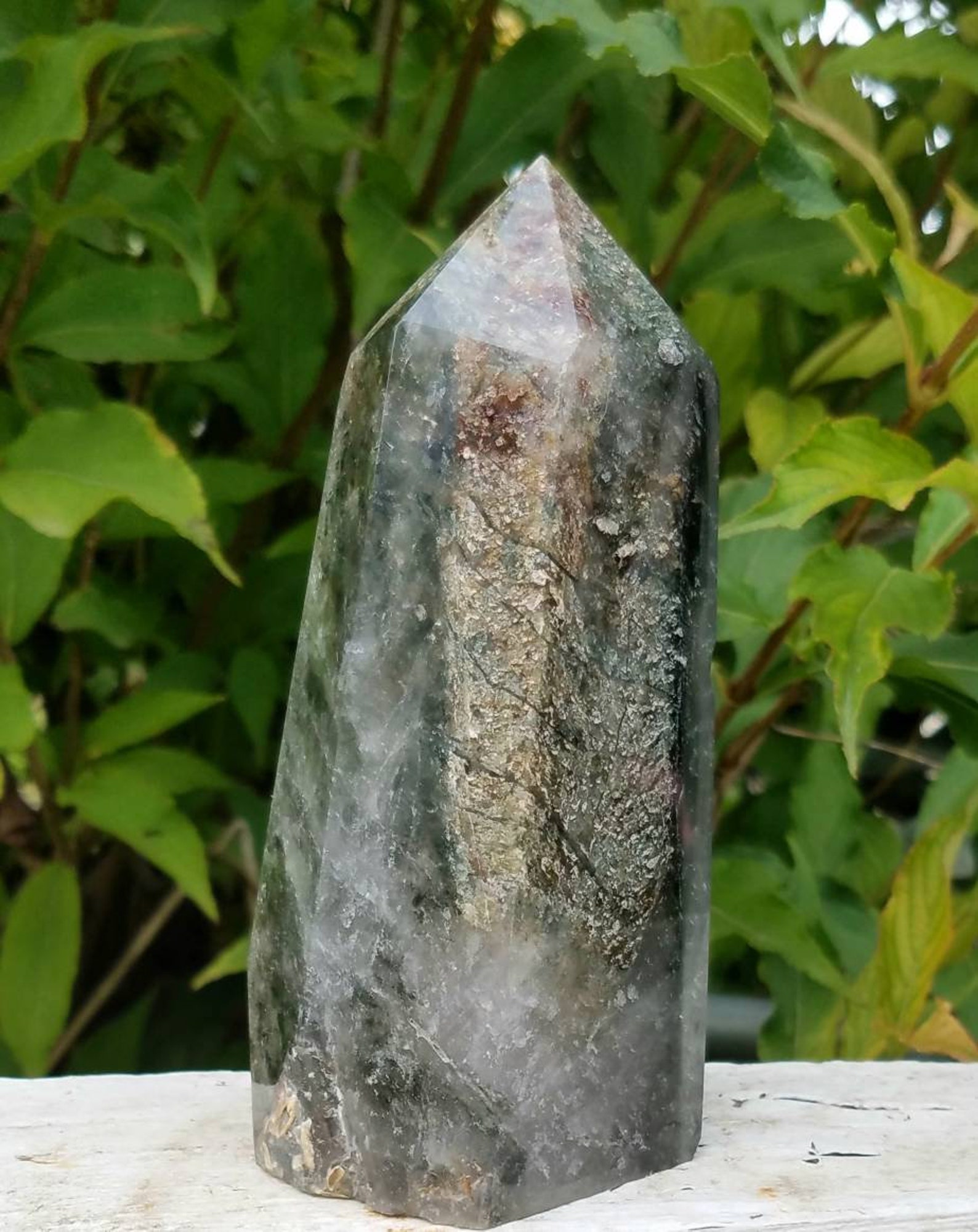 EPIC Scenic Green Quartz Shamanic Dream Stone Lodolite Garden | Etsy