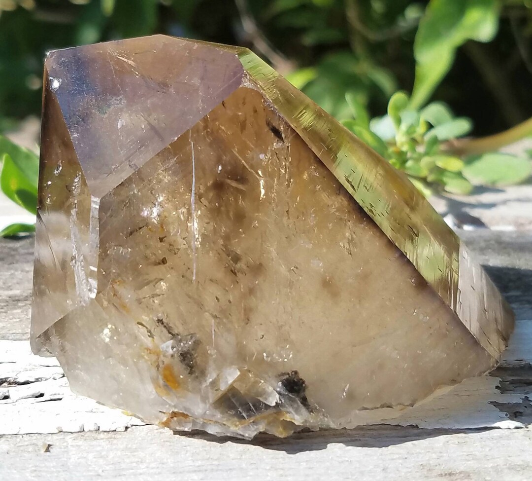 Smoky Garden Quartz Shamanic Dream Stone Rainbow Portal Crystal Black ...