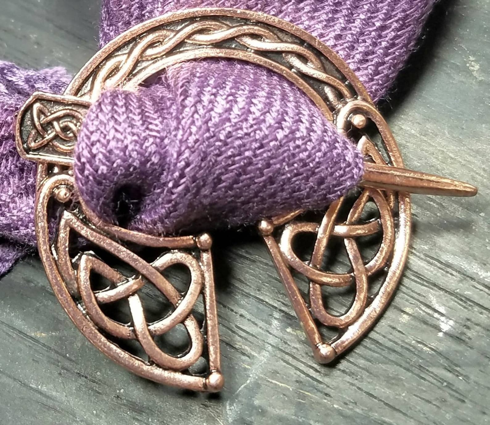 Gorgeous Brooch Pin Celtic Knot Pin Irish Shawl Cloak Pin - Etsy