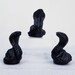 Black Obsidian Snake Serpent Spirit Totem Cobra Detailed Hand - Etsy