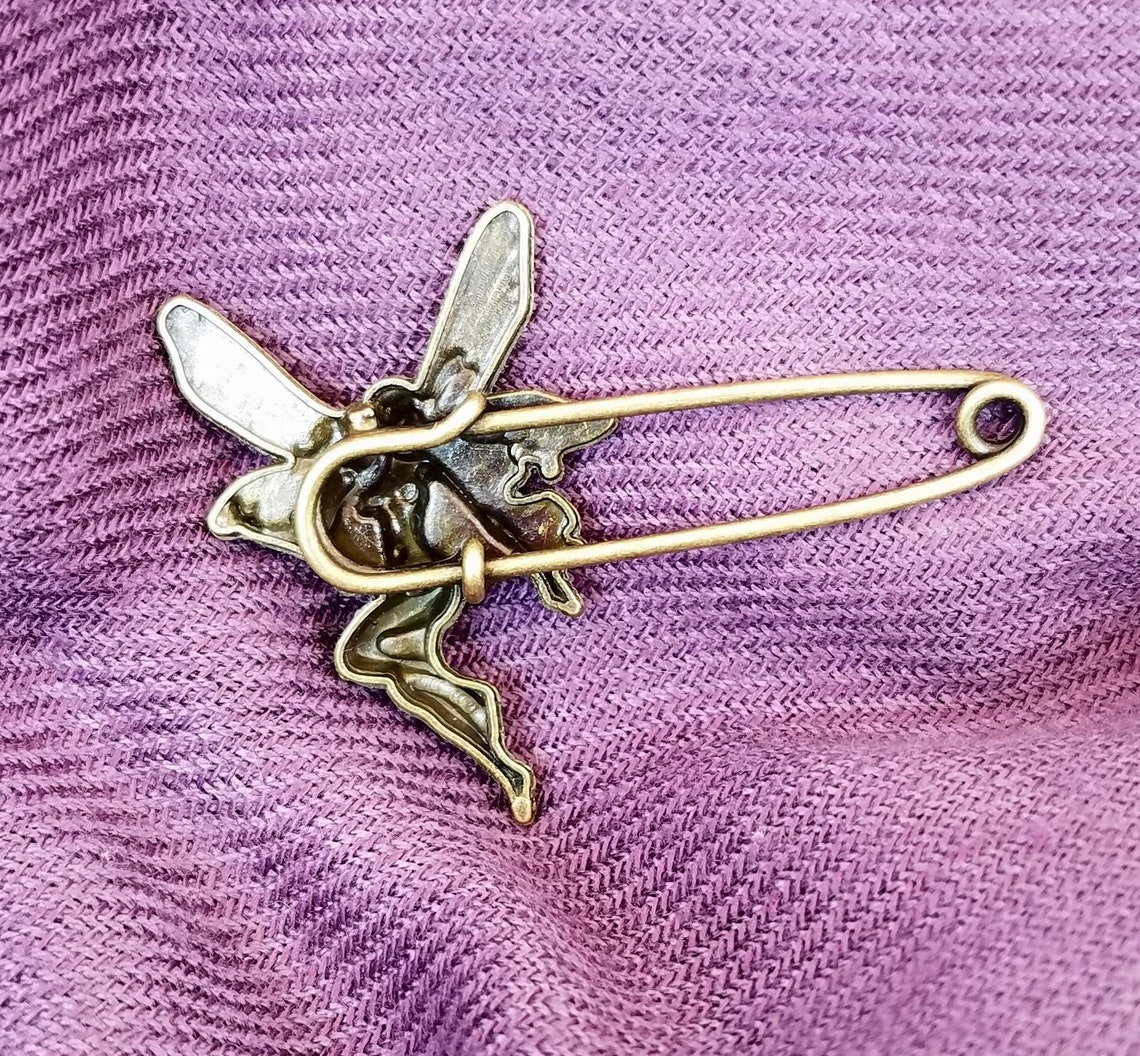 Fairy Goddess Brooch Pin Celtic Knot Pin Shawl Cloak Pin Scarf - Etsy
