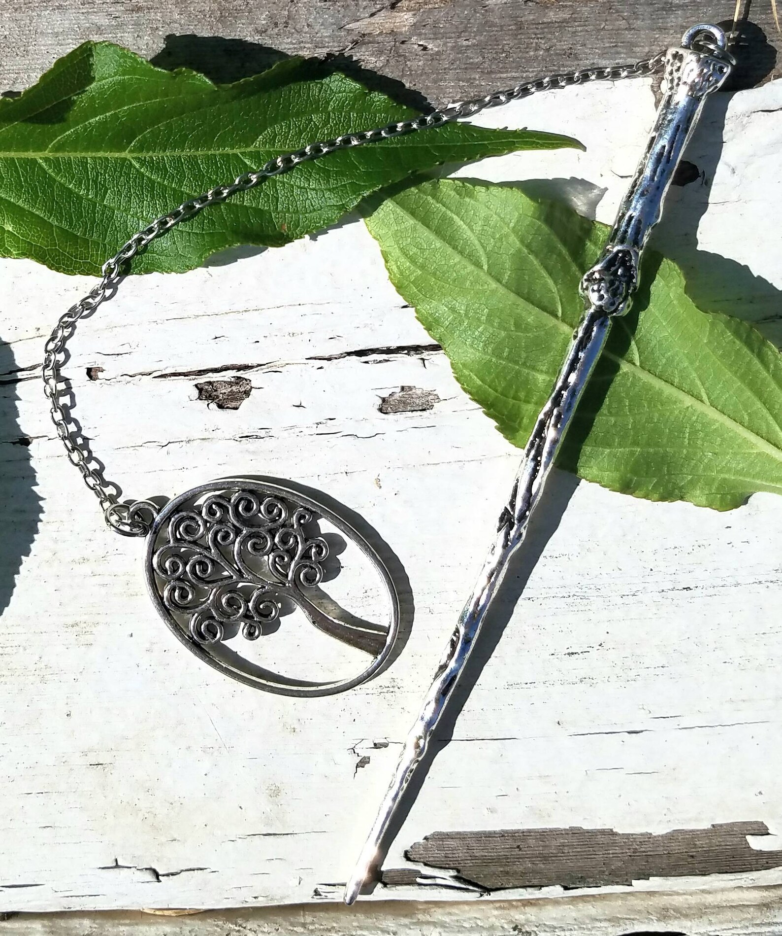 Wand Magic Magical Enchanted Pendulum Tree of Life Dowsing - Etsy