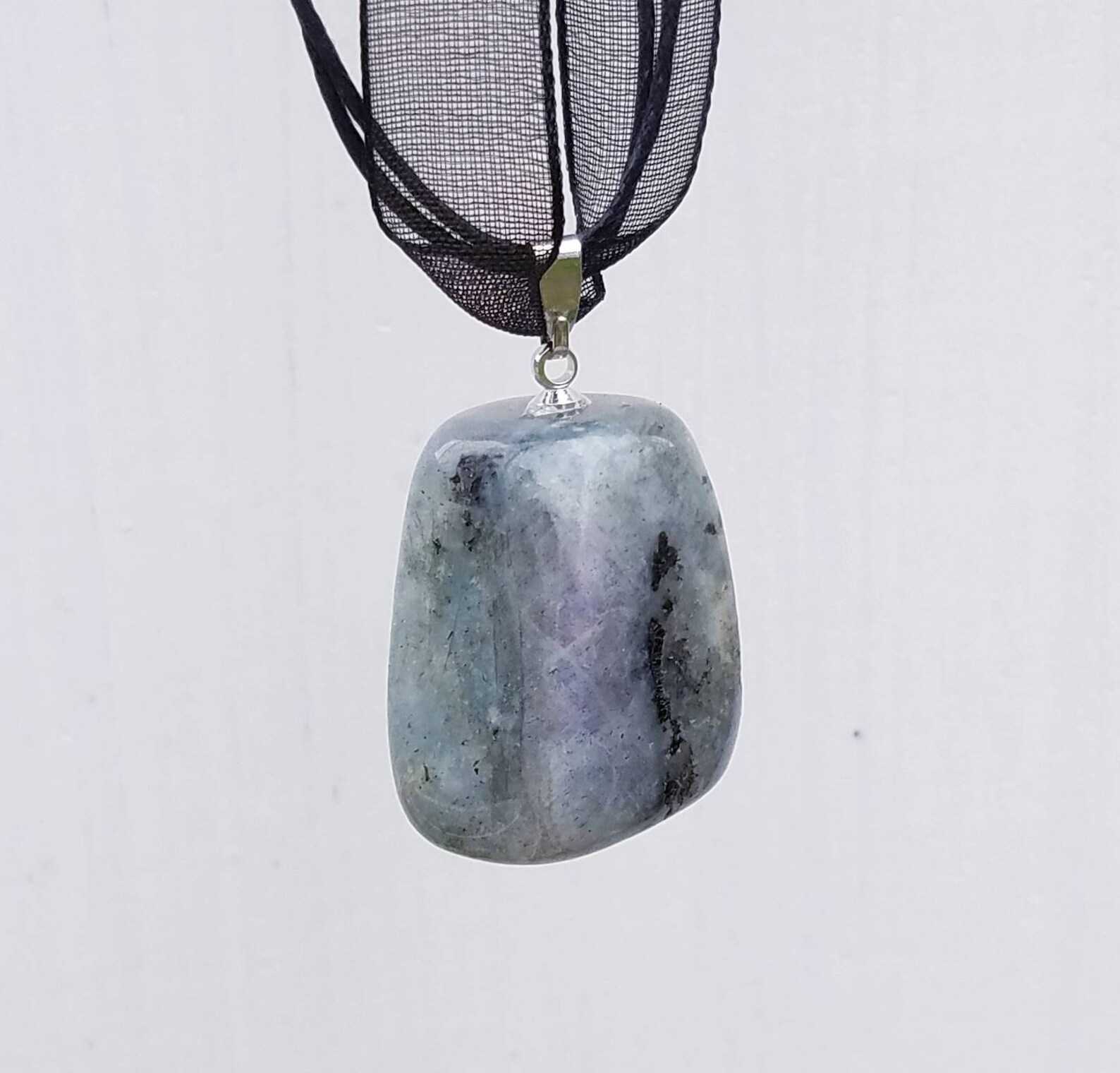 Labradorite Pendant Necklace Crystal Stone Gemstone Rainbow - Etsy