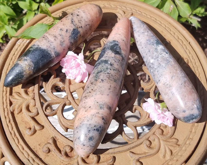 Lg Sunstone Crystal Massage Wand Sun Stone Crystal Yoni Stone | Etsy