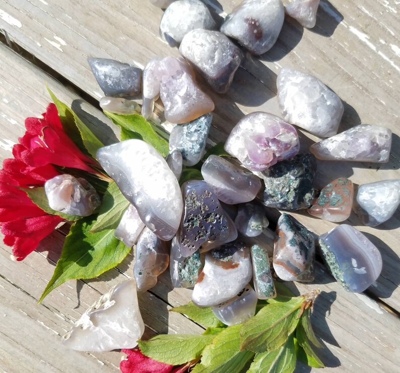 RARE Amethyst Tumbled Cluster Crystal Quartz Point Gemstone | Etsy