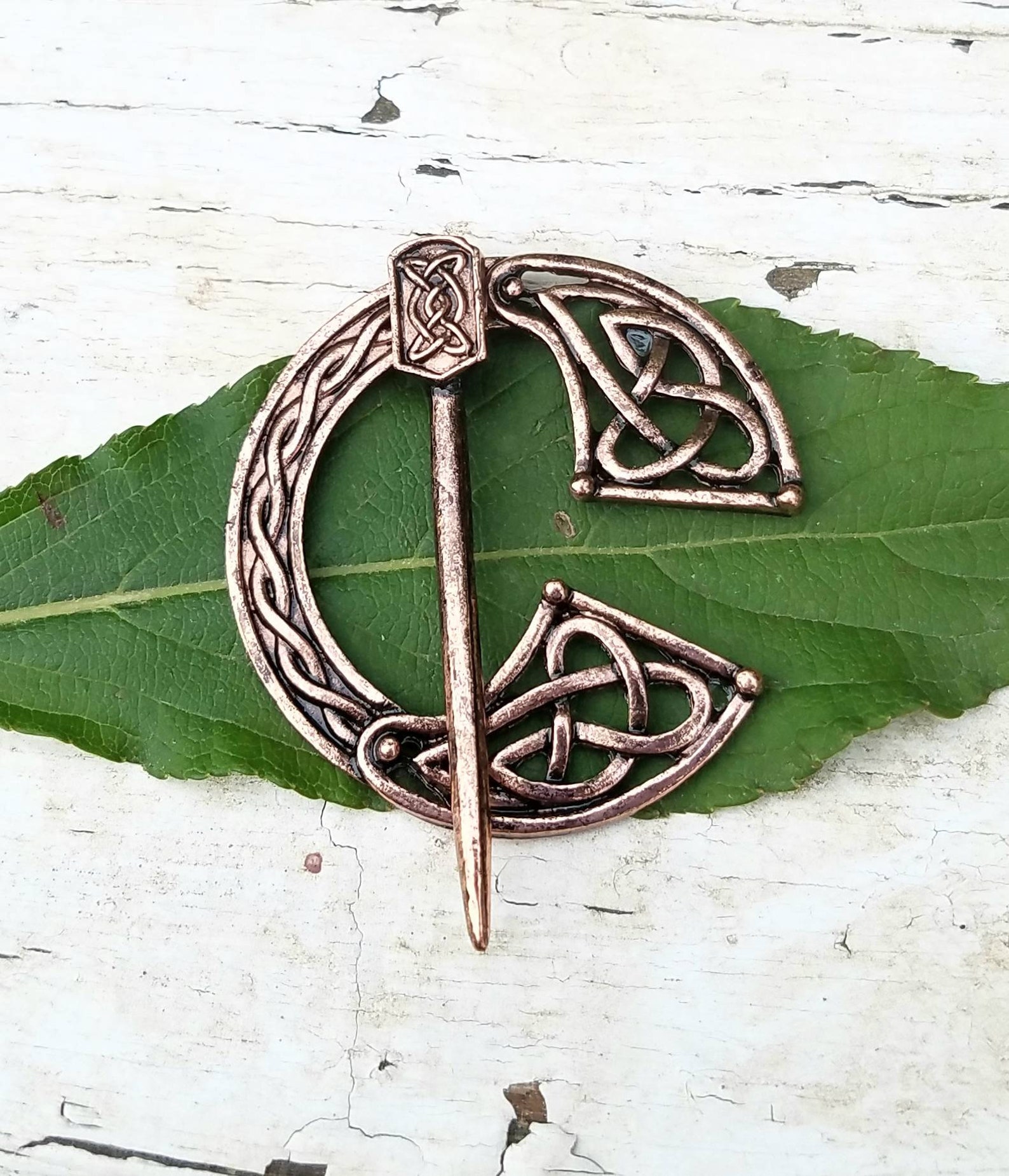 Brooch Pin Celtic Knot Pin Irish Shawl Cloak Pin Scarf Kilt - Etsy