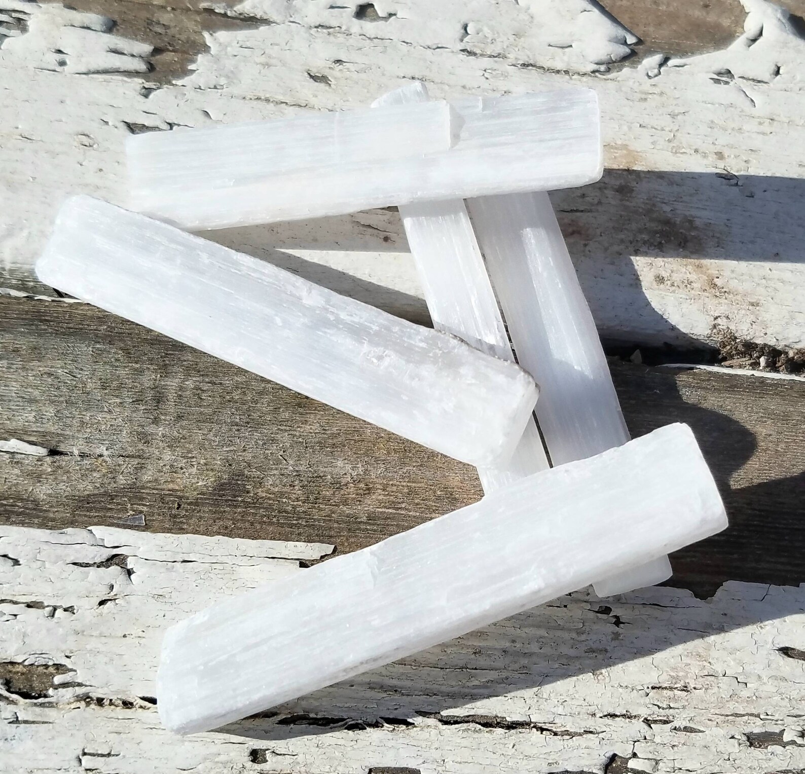 Charging Sticks Selenite Crystal Cleansing Charging Moon | Etsy