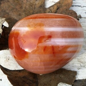 Large Carnelian Agate Palmstone Geode Natural Prosperity Reiki Crystal ...