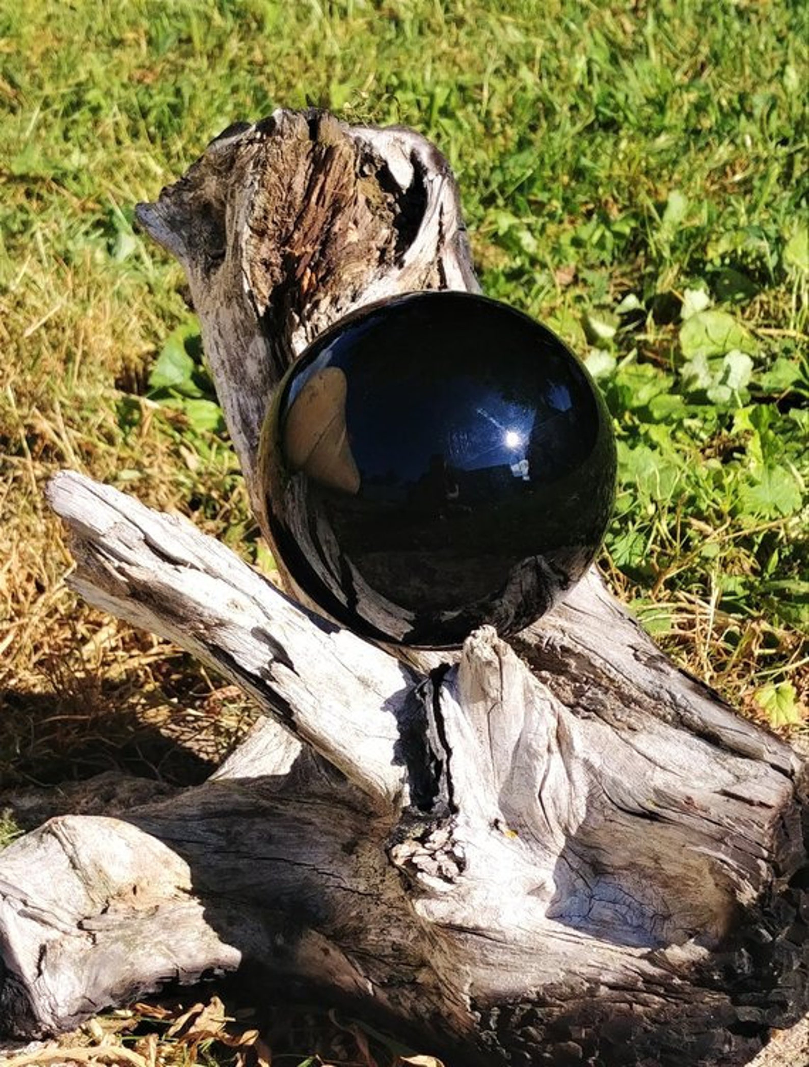 120mm Large Black Obsidian Sphere Crystal Ball Orb Scrying - Etsy