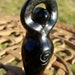 Black Obsidian Gaia Goddess Statue Figurine Crystal Hand - Etsy