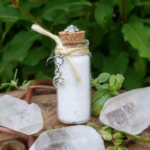 White Cauldron Ritual Sand Bottle 4oz Ritual Gift Set Crystal ...