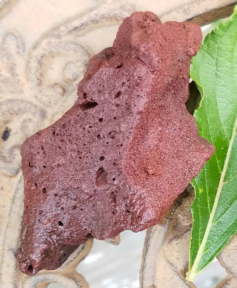 Natural Rough Lava Raw Gemstone Red Diffuser Aromatherapy - Etsy