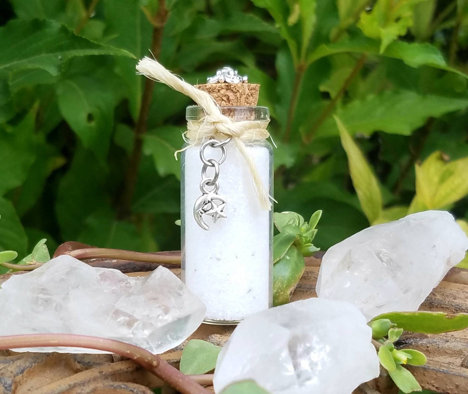 White Cauldron Ritual Sand Bottle 4oz Ritual Gift Set - Etsy