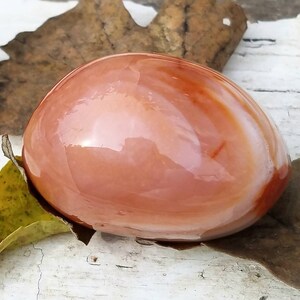 Large Carnelian Agate Palmstone Geode Natural Prosperity Reiki Crystal ...