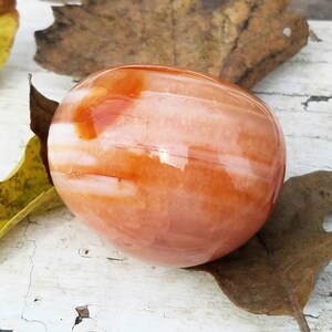 Large Carnelian Agate Palmstone Geode Natural Prosperity Reiki Crystal ...