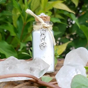 White Cauldron Ritual Sand Bottle 4oz Ritual Gift Set Crystal ...