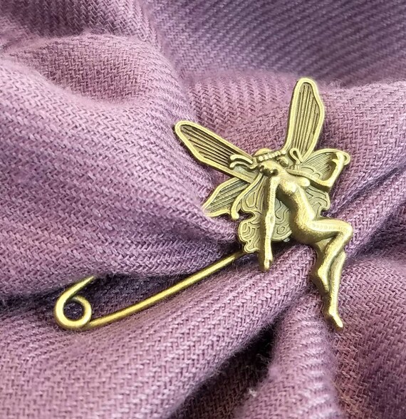 Fairy Goddess Brooch Pin Celtic Knot Pin Shawl Cloak Pin Scarf - Etsy