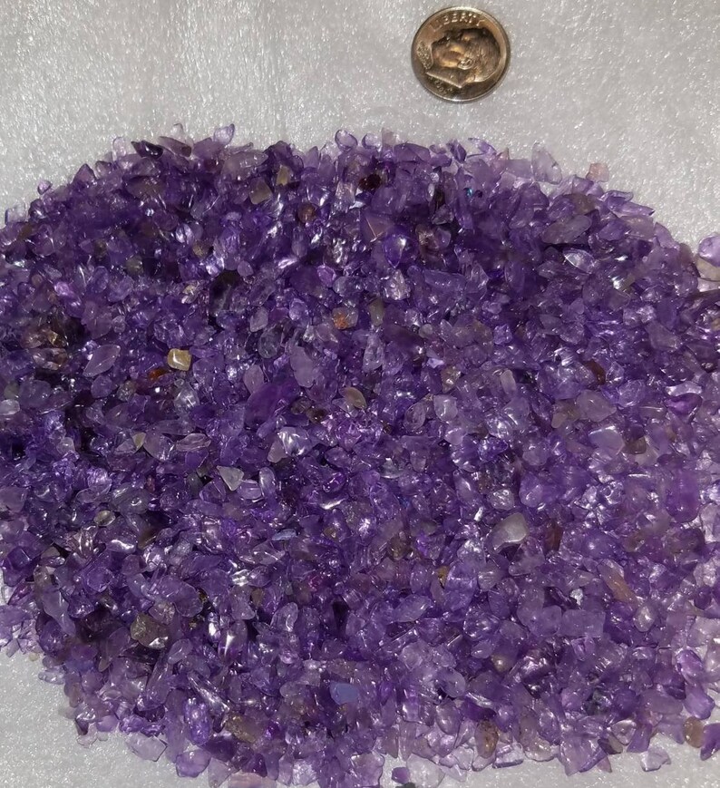 Amethyst Gemstone Chips Nuggets No Hole Undrilled For Bottles | Etsy