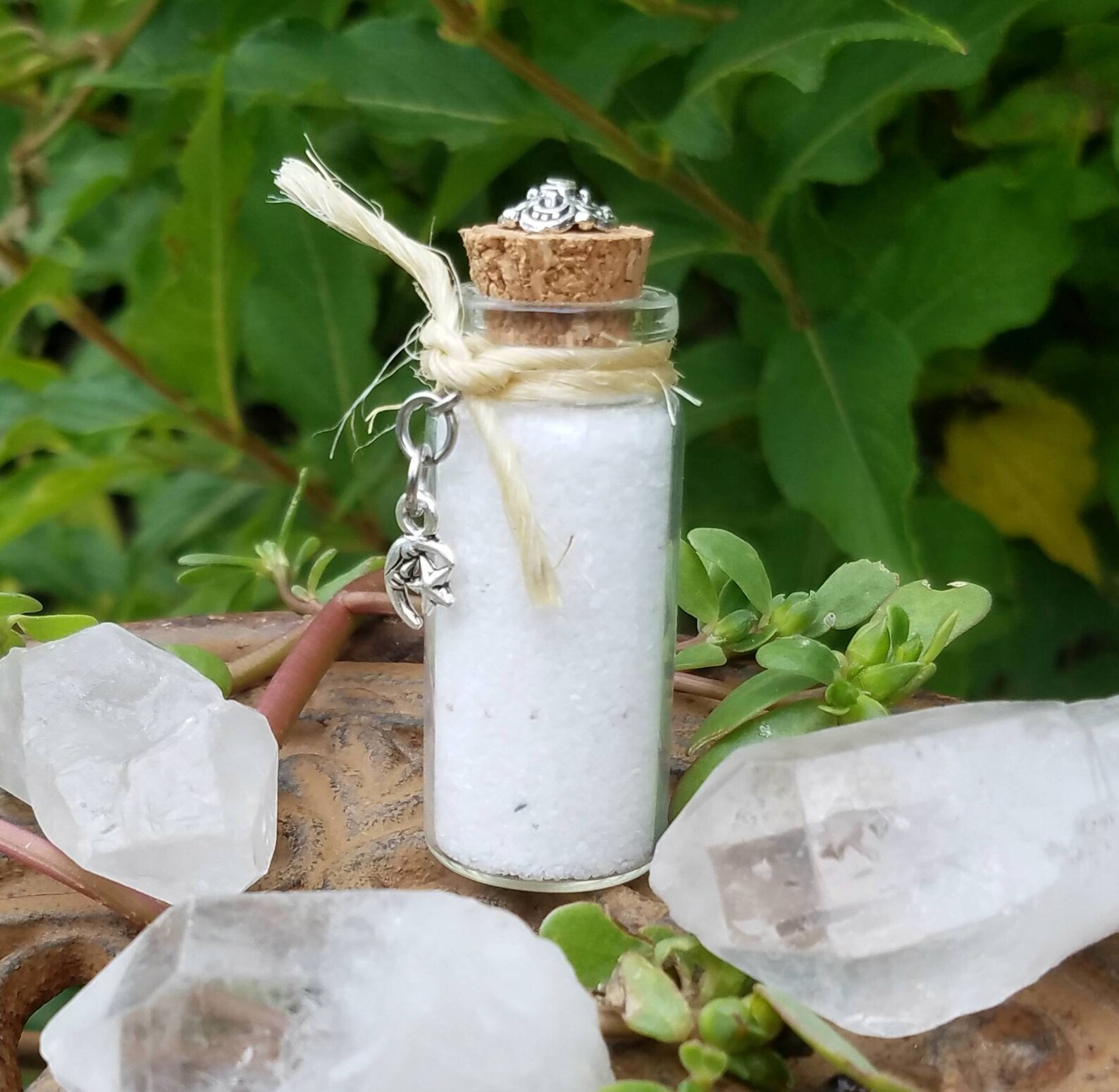 White Cauldron Ritual Sand Bottle 4oz Ritual Gift Set - Etsy