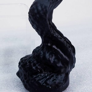 Black Obsidian Snake Serpent Spirit Totem Cobra Detailed Hand - Etsy