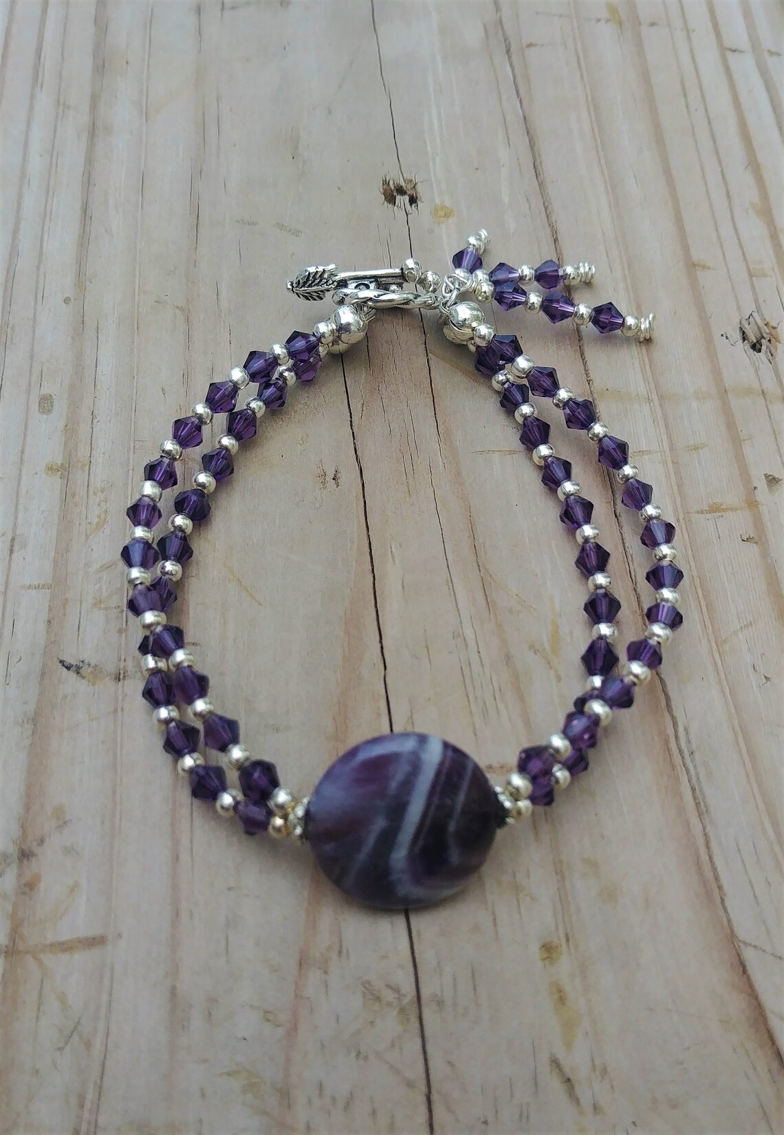 Amethyst Bracelet Warriors Shield Beautifully Handcrafted - Etsy