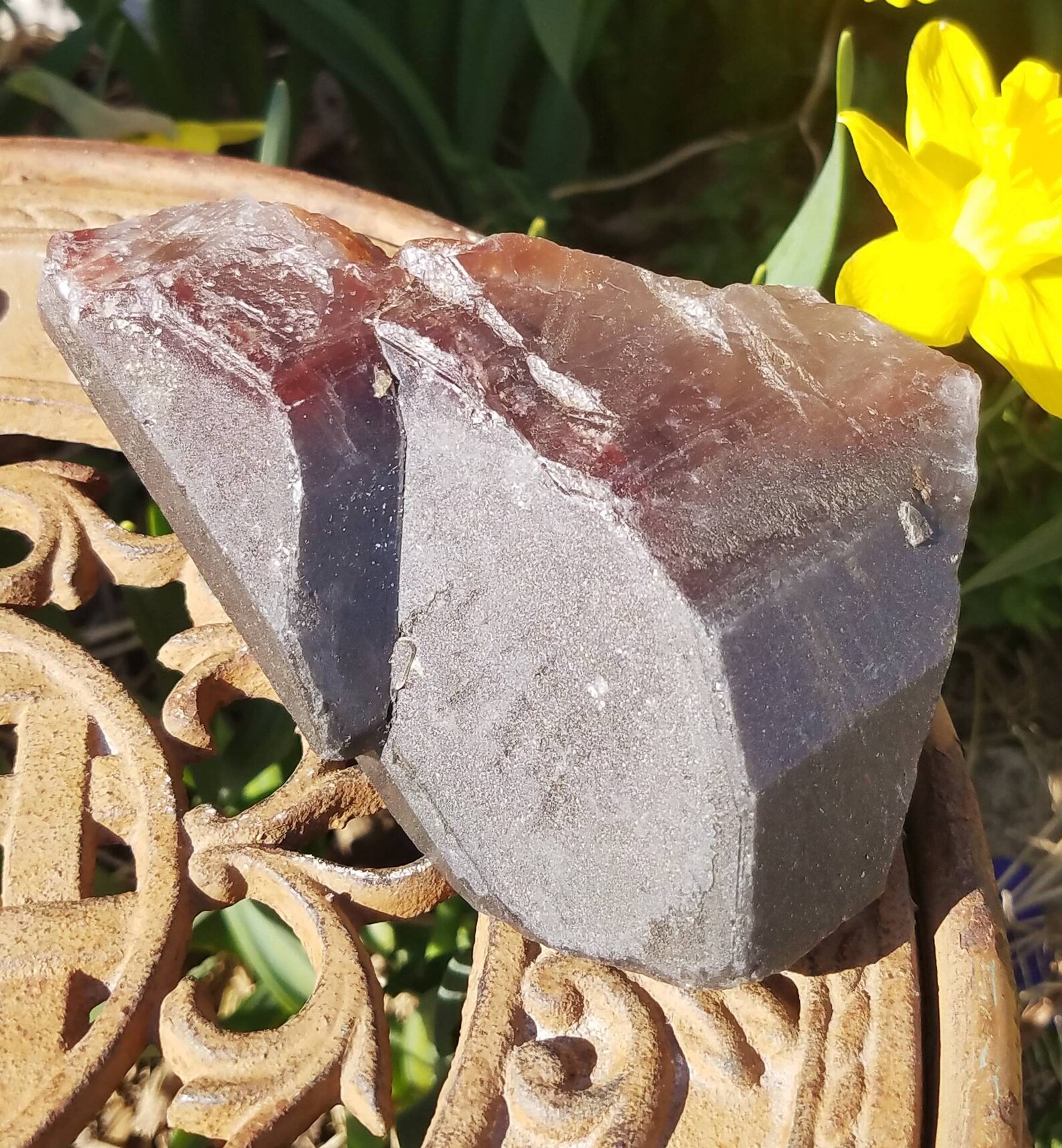 Barite Baryte Phantom Included Crystal Twin Point Natural Self - Etsy