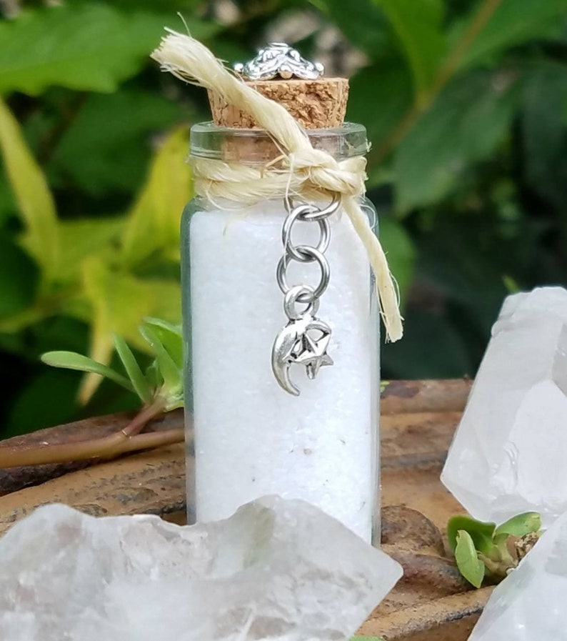 White Cauldron Ritual Sand Bottle 4oz Ritual Gift Set | Etsy