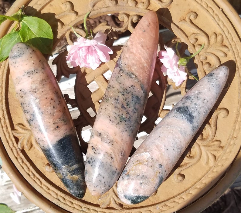 Lg Sunstone Crystal Massage Wand Sun Stone Crystal Yoni Stone | Etsy