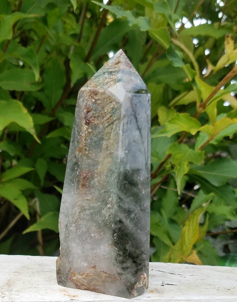 EPIC Scenic Green Quartz Shamanic Dream Stone Lodolite Garden | Etsy