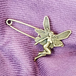 Fairy Goddess Brooch Pin Celtic Knot Pin Shawl Cloak Pin Scarf Kilt Fae ...