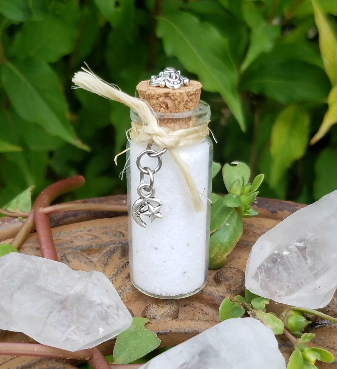 White Cauldron Ritual Sand Bottle 4oz Ritual Gift Set - Etsy