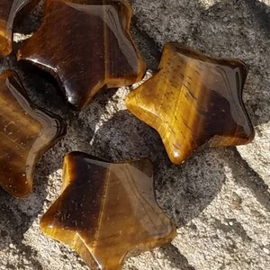 Star Tigers Eye Tiger Iron Crystal Carving Gemstone Healing Altar Yoga ...