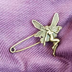 Fairy Goddess Brooch Pin Celtic Knot Pin Shawl Cloak Pin Scarf Kilt Fae ...