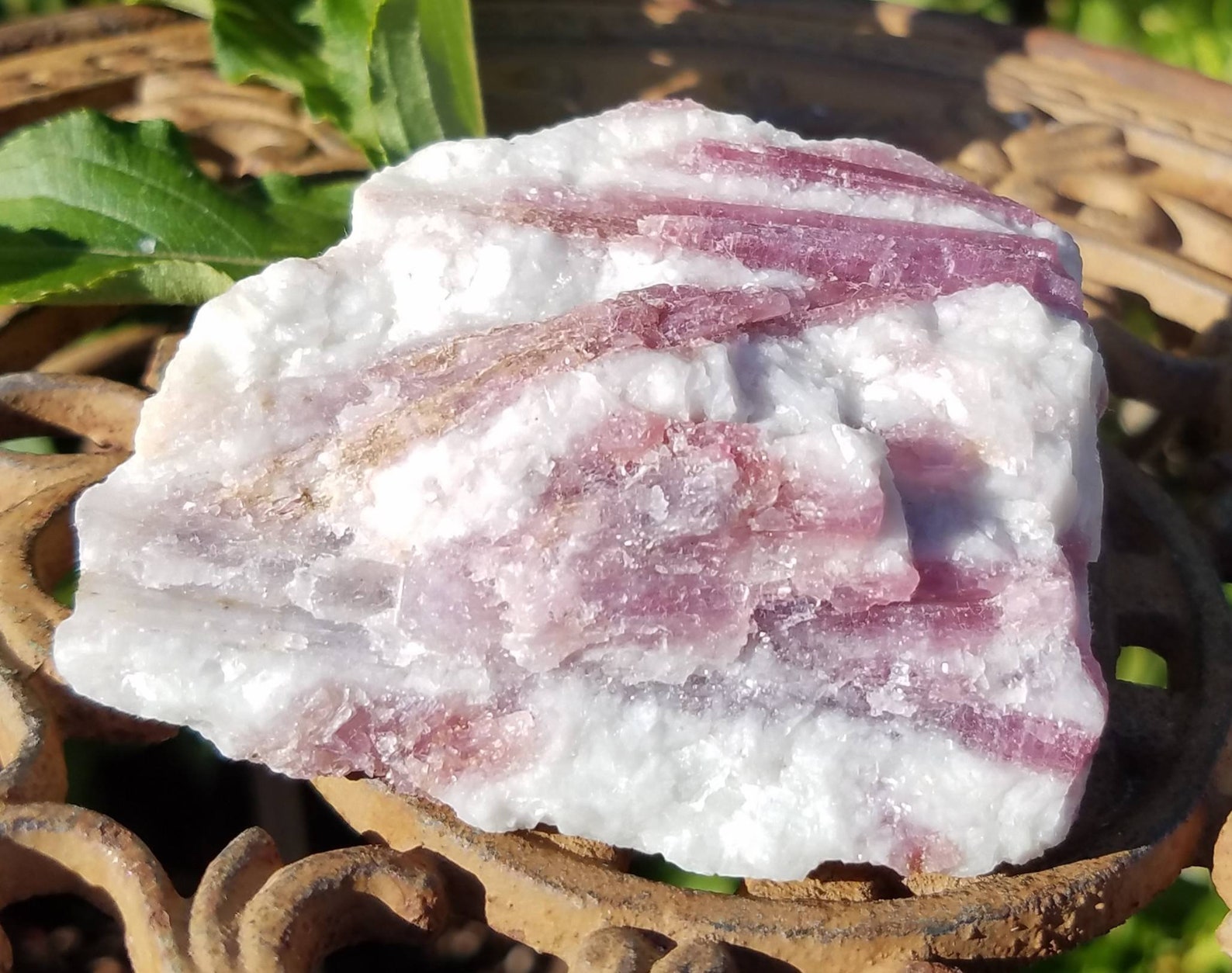 Rubellite Ruby Tourmaline Quartz Crystal Matrix Rare Heart - Etsy