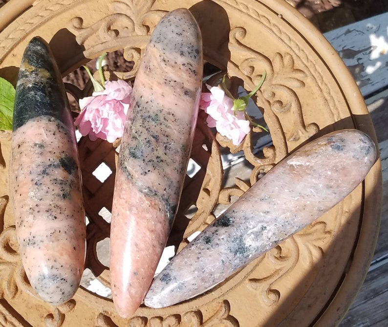 Lg Sunstone Crystal Massage Wand Sun Stone Crystal Yoni Stone | Etsy