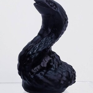 Black Obsidian Snake Serpent Spirit Totem Cobra Detailed Hand - Etsy