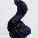 Black Obsidian Snake Serpent Spirit Totem Cobra Detailed Hand - Etsy