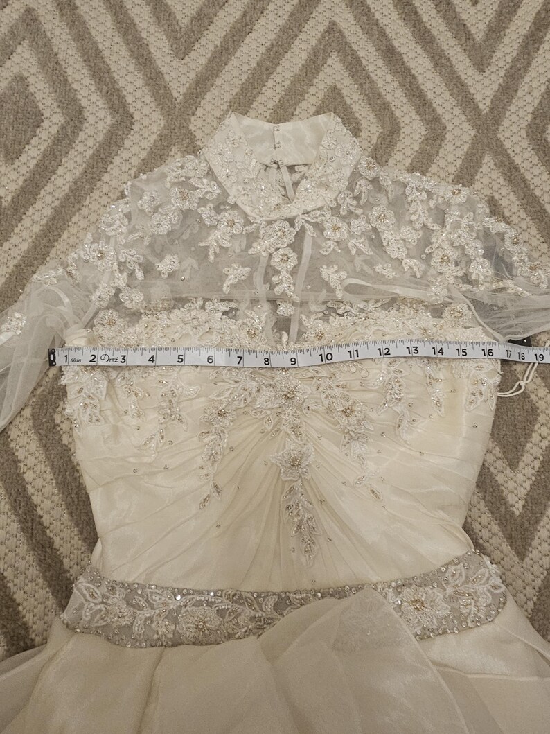 Stephen Yearick Stunning Ivory Wedding Dress Size 6 - Etsy UK