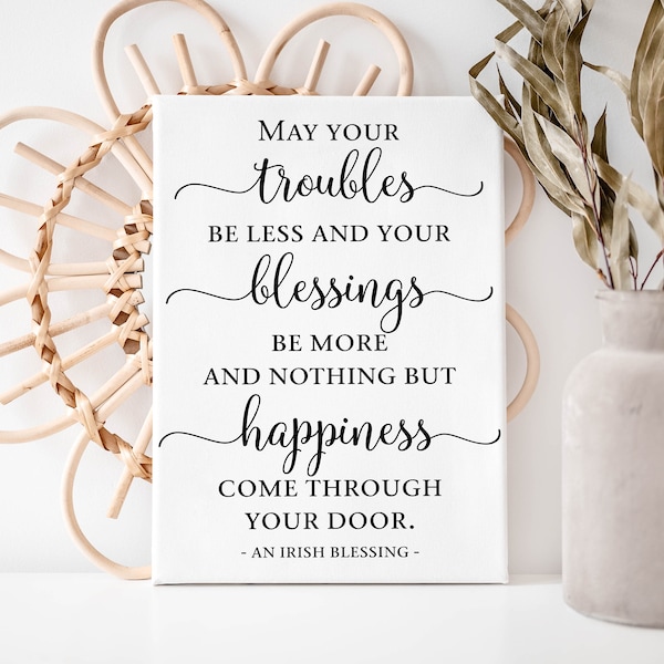 Hang Your Troubles at the Door - Etsy