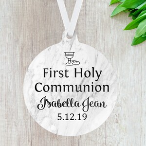 First Holy Communion Personalized Metal Ornaments First | Etsy