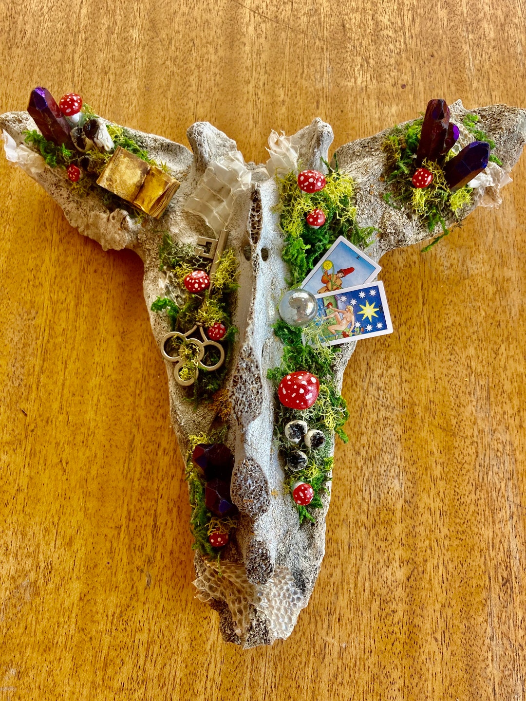 Cottage Core Deer Sacrum - Etsy