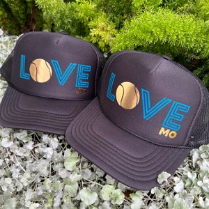 Tennis Team Trucker Hat Cap, Tennis Partner Gift, Tennis Love Hat, USTA ...