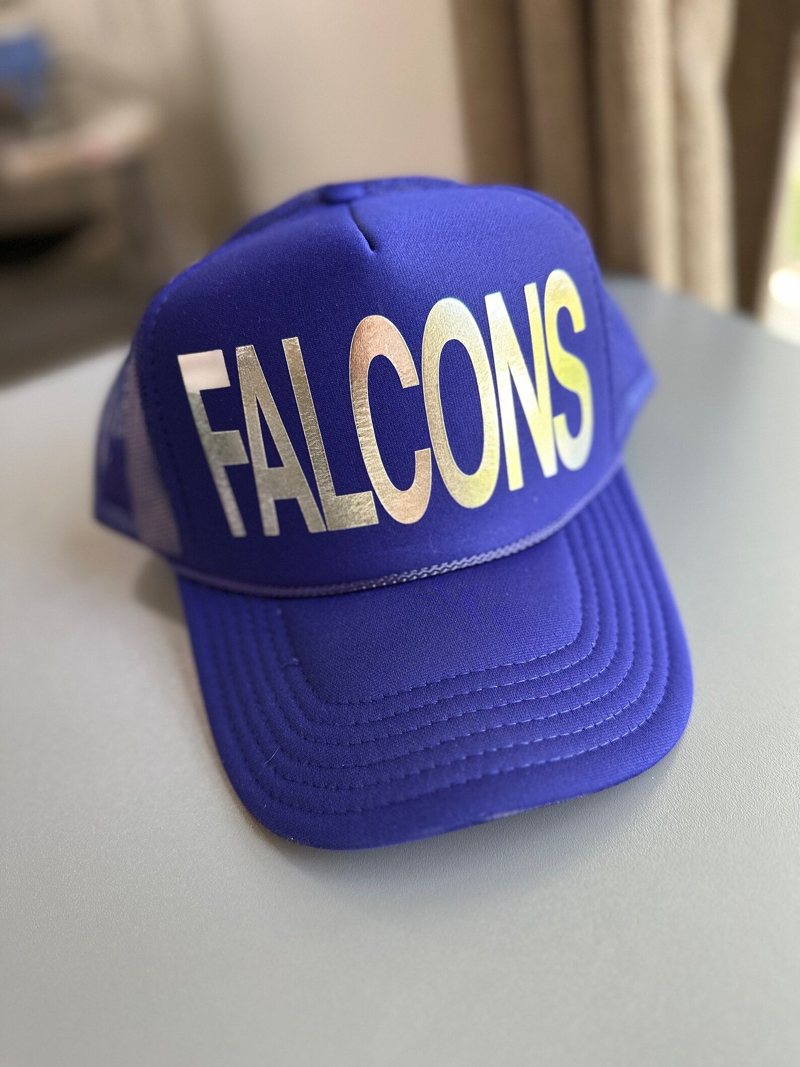 Foil Letters Custom Trucker Hat Cap, Girls Trip, 40th Birthday Gift ...