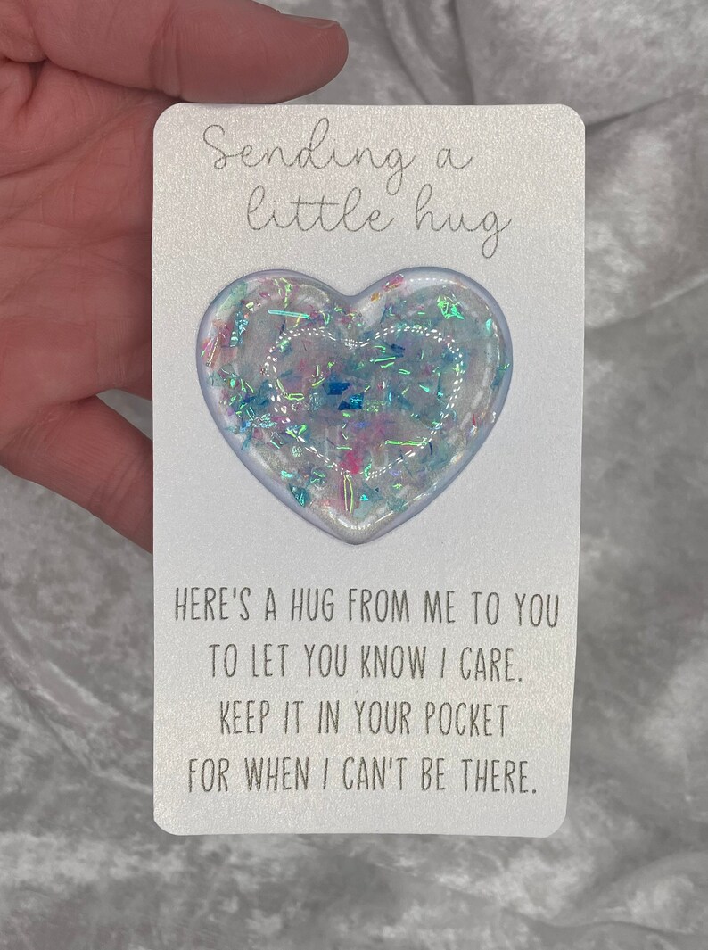 Pocket Hug, Pocket Heart, Pocket Hug Poem Card, Isolation Gift Hug ...