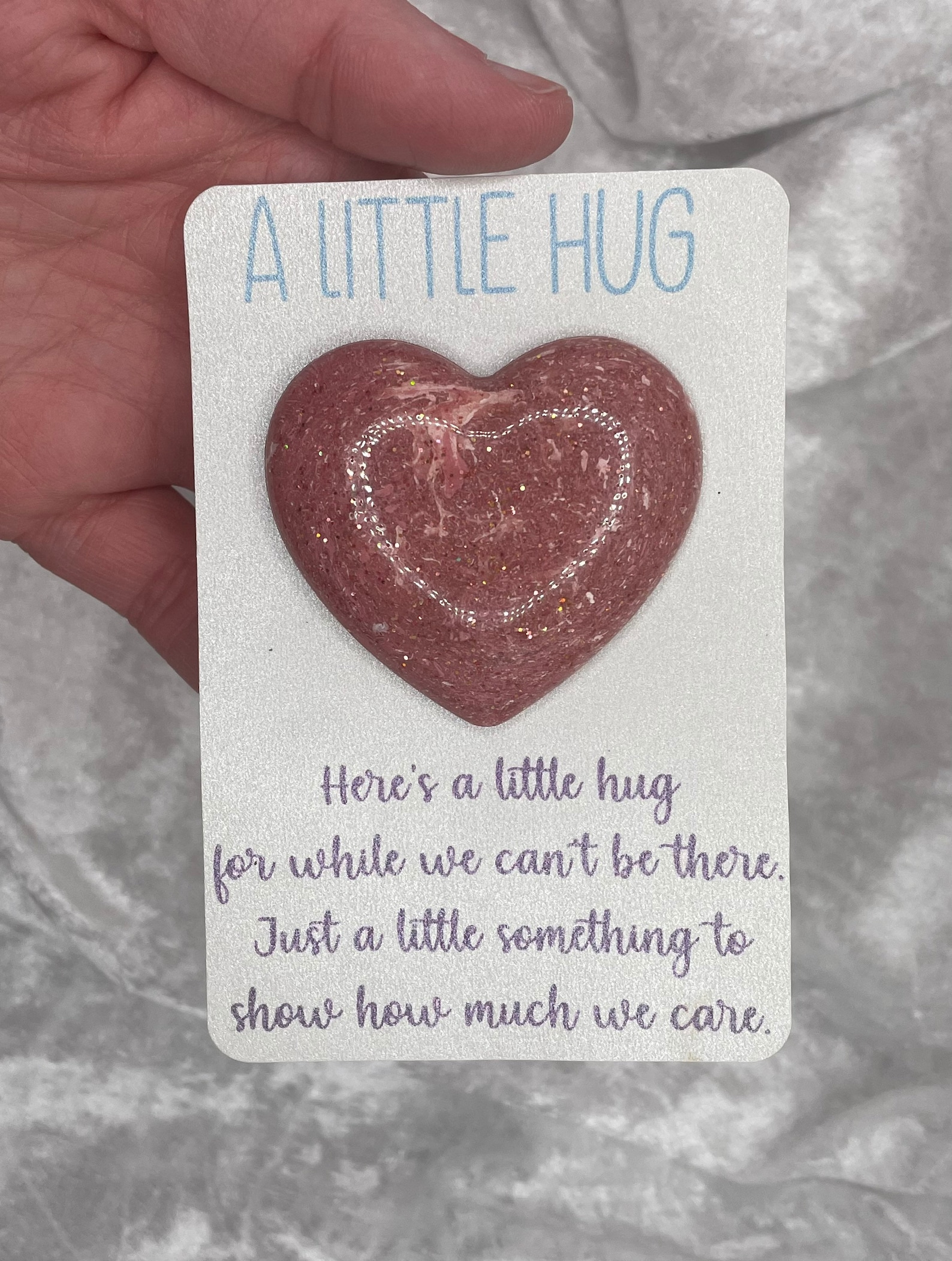 Pocket Hug, Pocket Heart, Pocket Hug Poem Card, Isolation Gift Hug ...