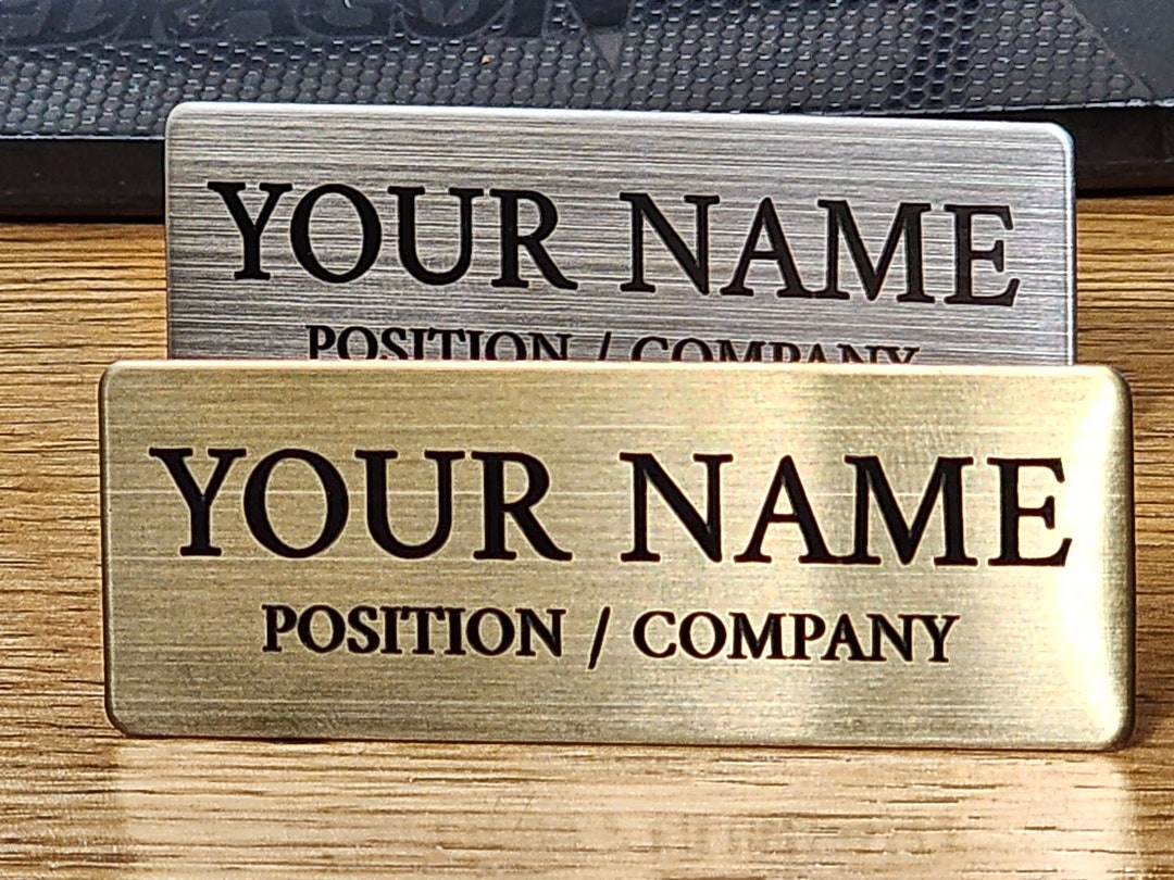 Personalized Name Tags Stainless Steel - Etsy