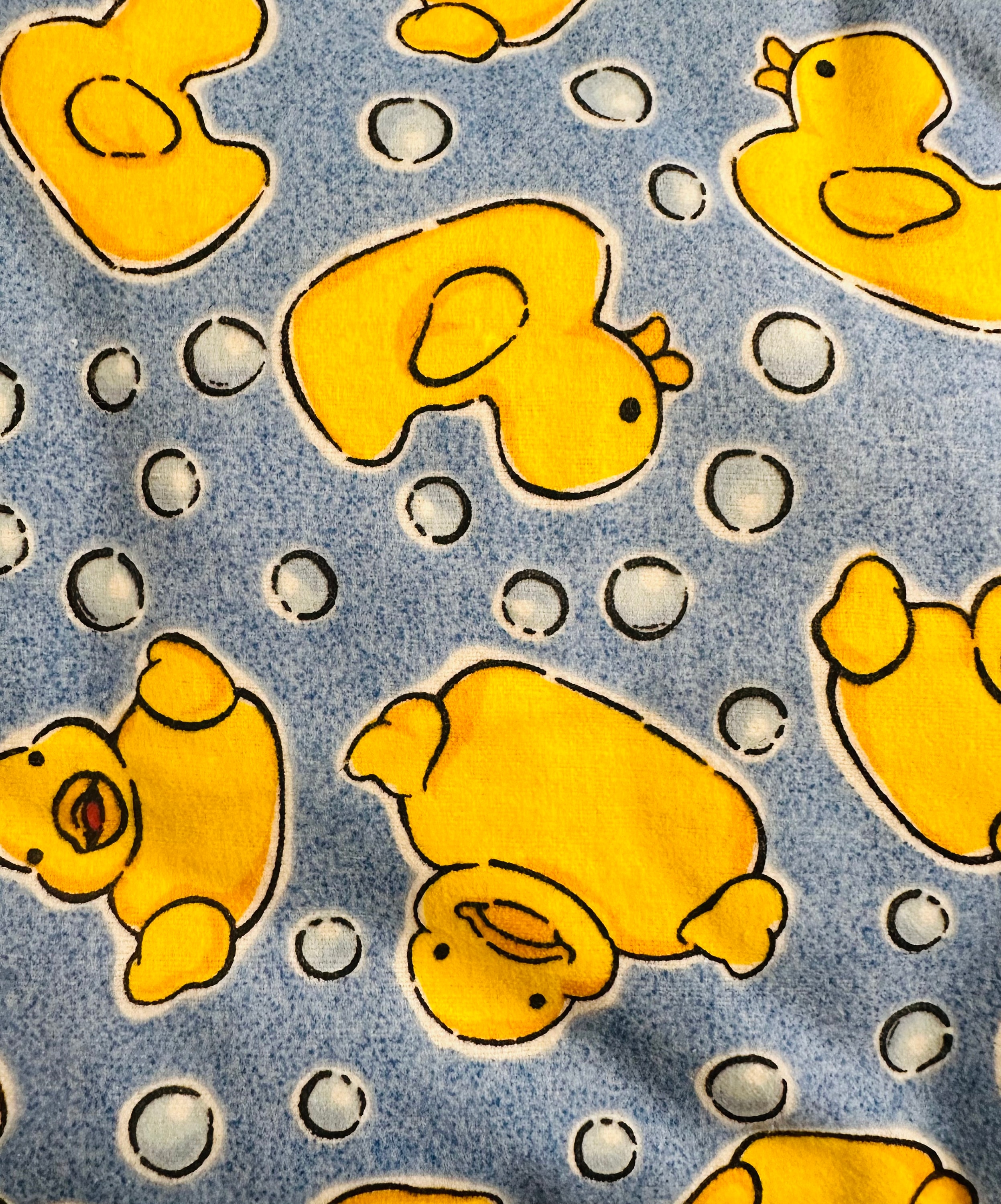 Baby Ducks Flannel Fabric. Baby Shower Duck Fabric, Flannel Nursery ...