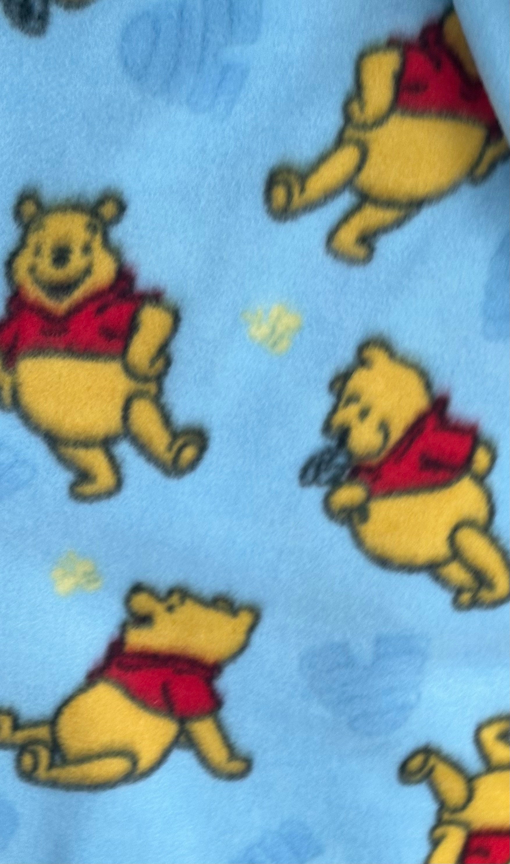 Winnie-the-pooh Fabric Fleece, Tigger, Piglet, Eeyore, Fleece, Fabric ...