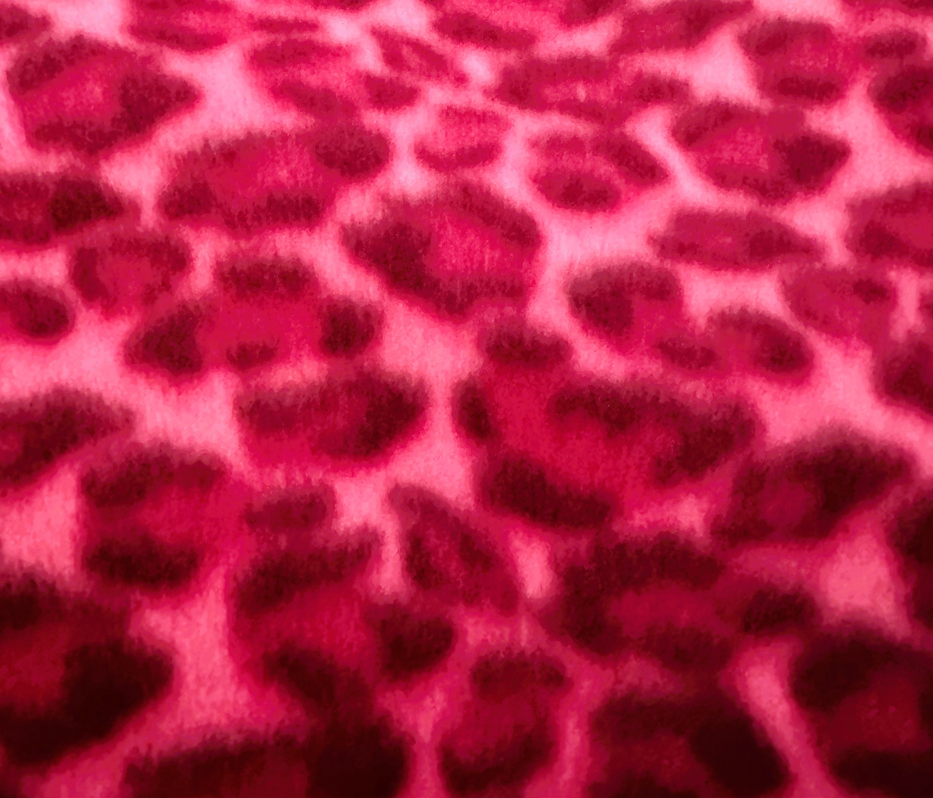 Pink Animal Print Fleece , Leopard Hot Pink Fabric, Jungle Print, Pink ...